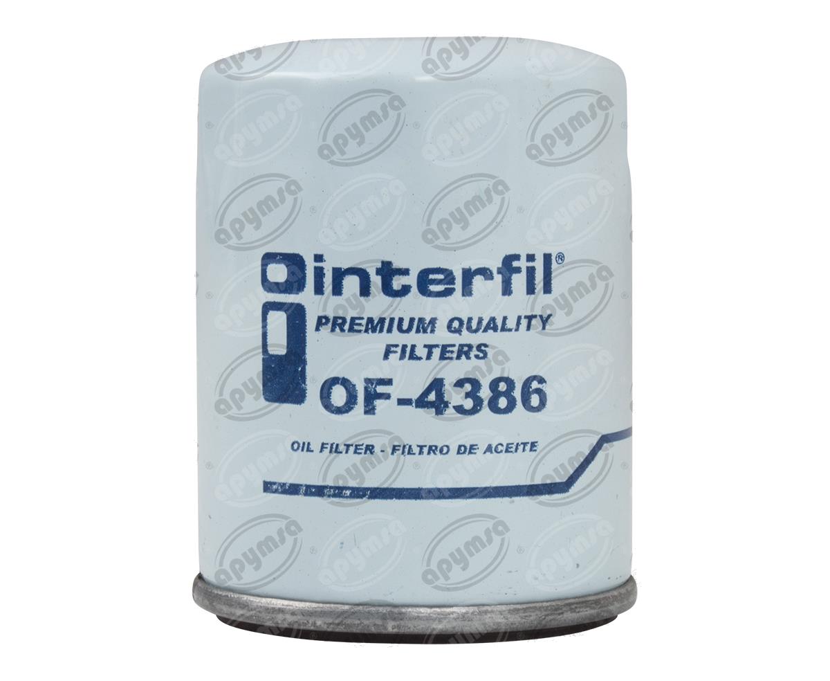 FILTRO ACEITE NISSAN TSURU INTERFIL OF 4386