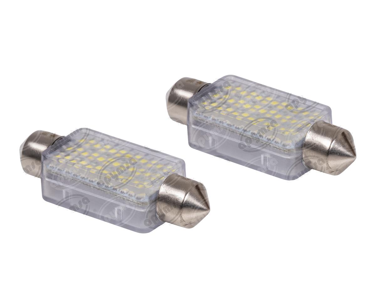 FOCO SMD BLANCO FESTOON TIPO FUSIBLES 12V 36 SMD QBH STAR 44MM 36SMD