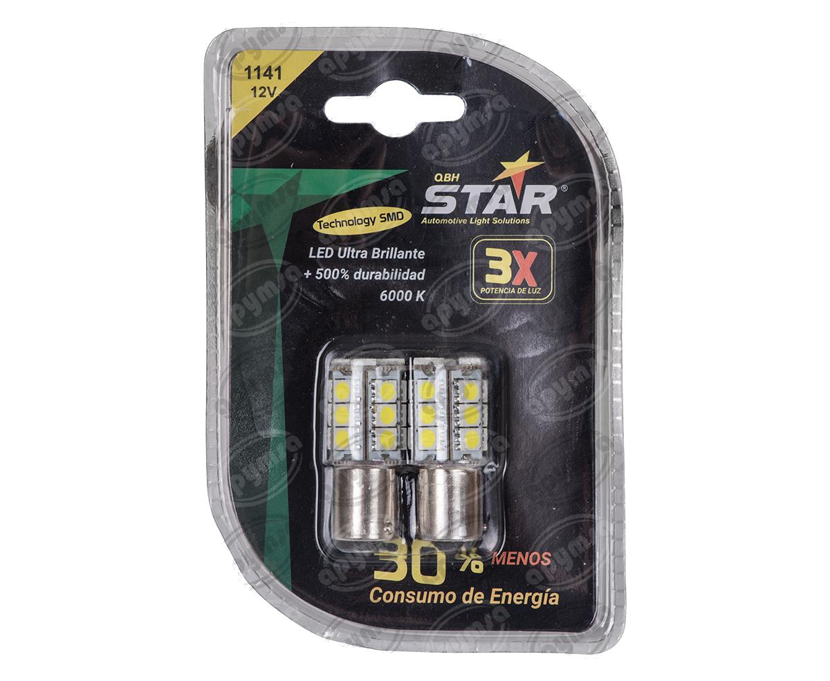 FOCO SMD BLANCO 1141 12V 18 SMD STAR 1141/1156 18SMD