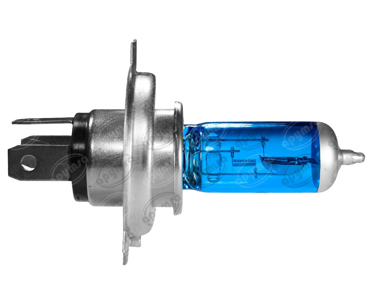 FOCO HALOGENO H4 / 9003 AZUL 12V 60/55W 1PZ P43T 3 PICOS STAR H4