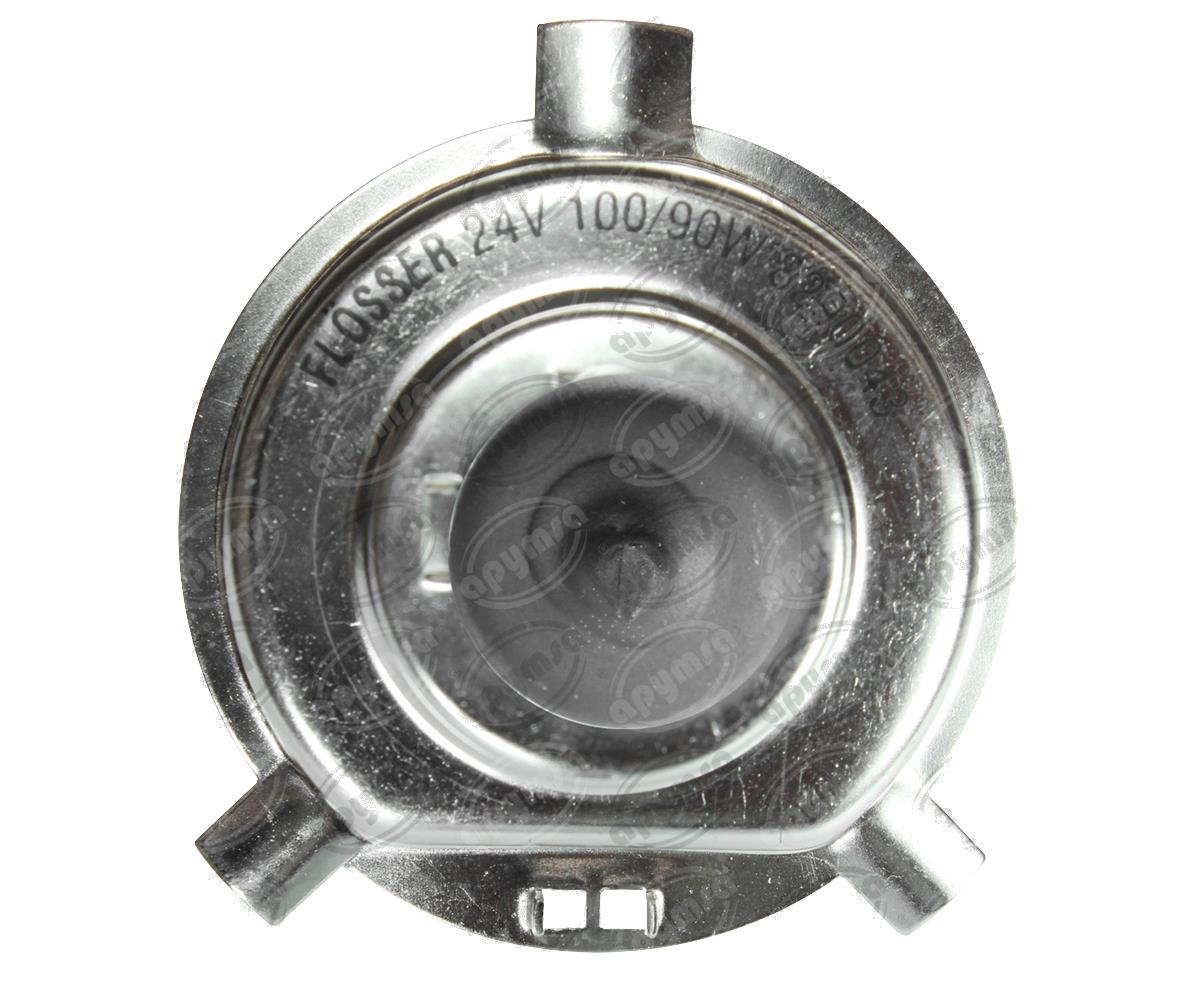 FOCO HALOGENO H4 / 9003 TRANSPARENTE 24V 100/70W 1PZ P43T FLOSSER H4 24V