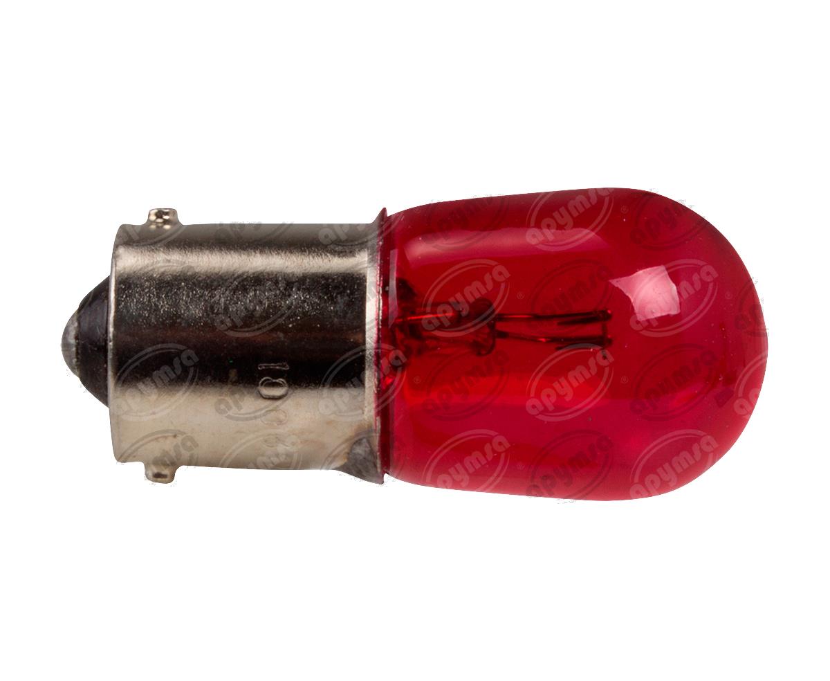 FOCO INCANDESCENTE 1003 ROJO 12V 15W 1 POLOS 1PZ QBH STAR 1003