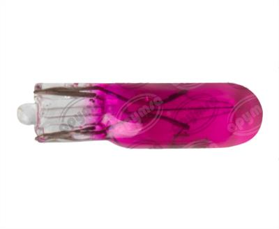 FOCO INCANDESCENTE 73 MORADO 12V 3W 1 POLOS 1PZ TIPO PELLIZCO MINI STAR ...