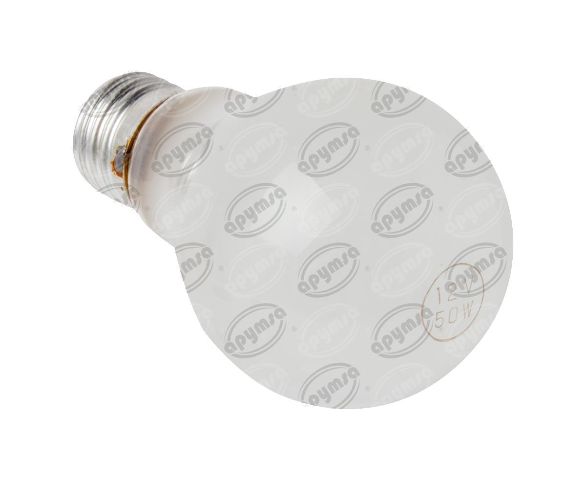 FOCO INCANDESCENTE BLANCO 12V 50W 1 POLOS 1PZ TIPO CASERO QBH STAR 6012