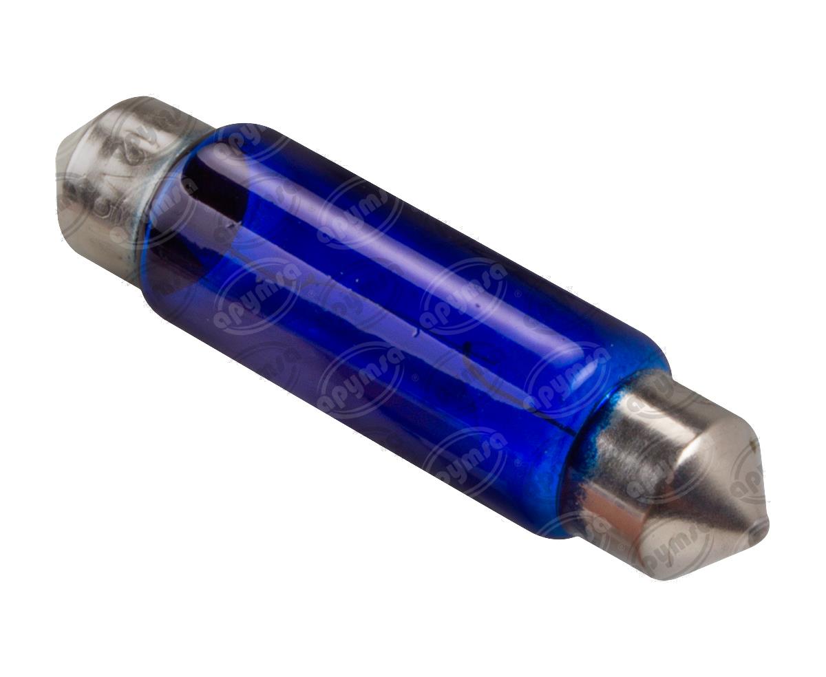 FOCO INCANDESCENTE FESTOON TIPO FUSIBLES AZUL 12V 5W 1PZ MEDIANO STAR ...