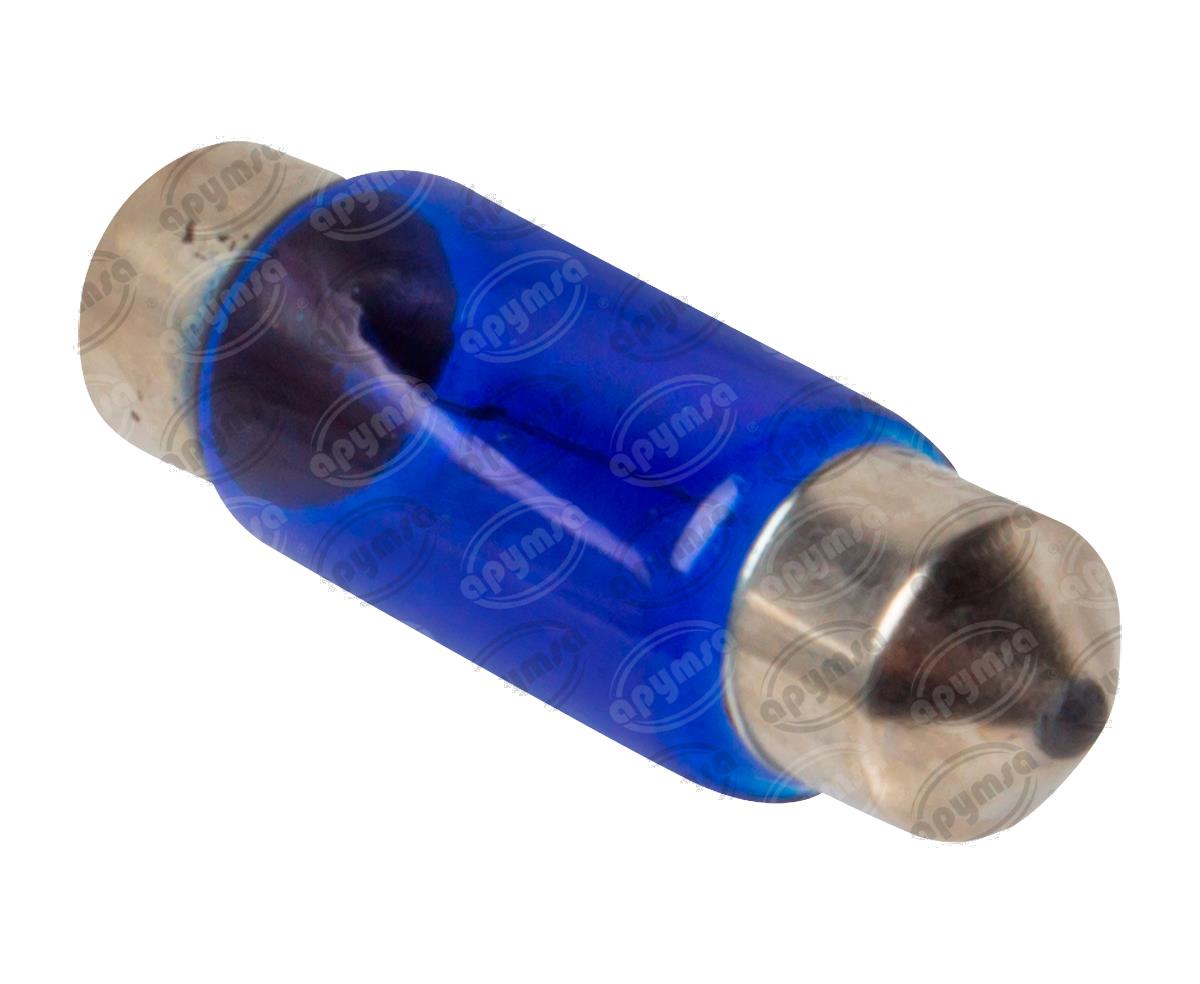 FOCO INCANDESCENTE FESTOON TIPO FUSIBLES AZUL 12V 5W 1PZ CHICO STAR QBH ...
