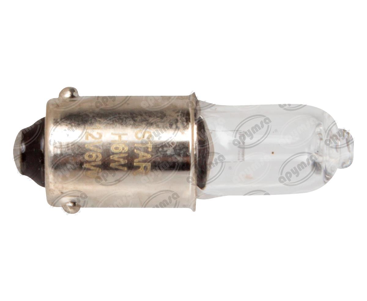 FOCO HALOGENO H6W TRANSPARENTE 12V 6W 1PZ MINI STAR H6W