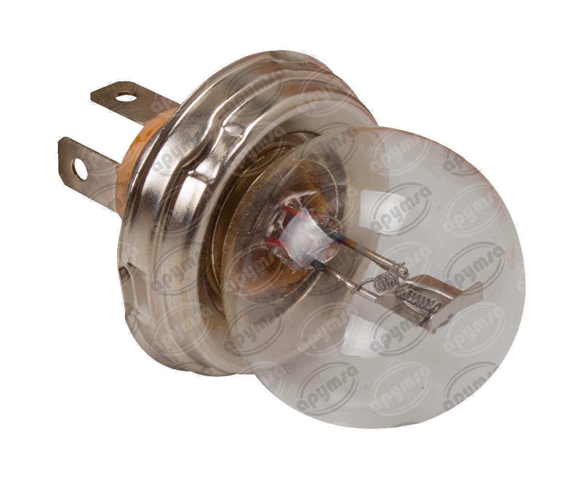 FOCO INCANDESCENTE H4 / 9003 TRANSPARENTE 24V 55/50W 1PZ TIPO BOLA ...