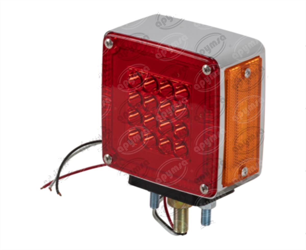 LUZ DIRECCIONAL BICOLOR DERECHO 12 24V 38 LEDS DER CUADRADA UNIVERSAL ...