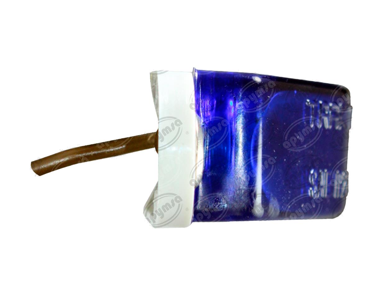 LUZ POSICION MICA AZUL 12V MINI TIPO PIRAMIDE PLASTICOS RECORD 1061