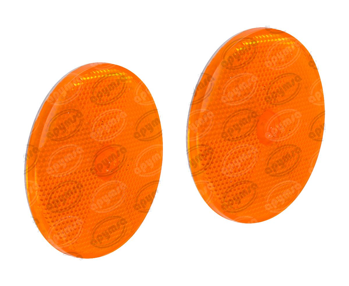 LUZ REFLEJANTE MICA AMBAR ATORNILLABLE PLASTICOS RECORD 4003