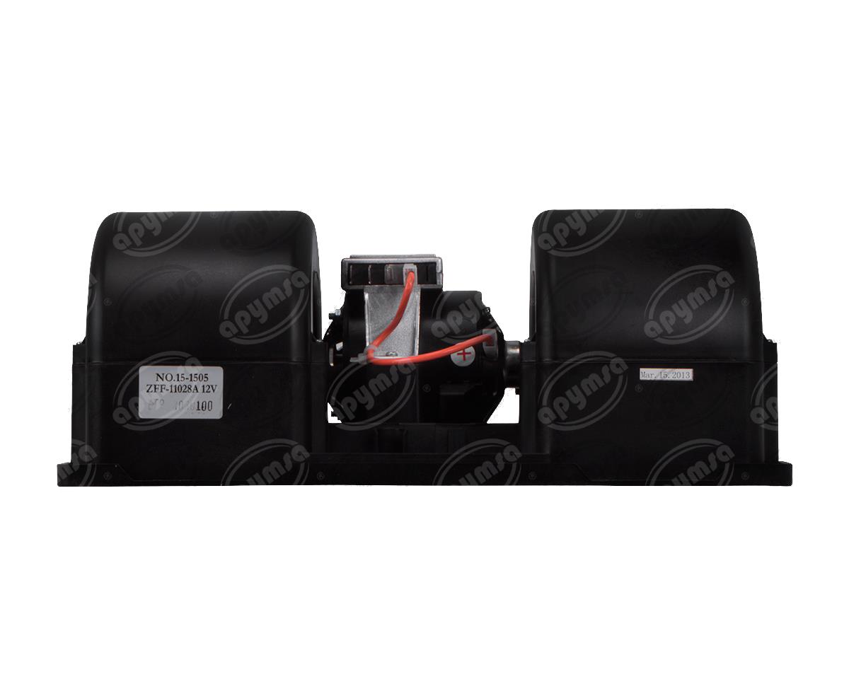 MOTOR CALEFACCION 12V CIROCO DOBLE COMPLETO AUTOBUS A/A QBH CARFAN 3520 ...