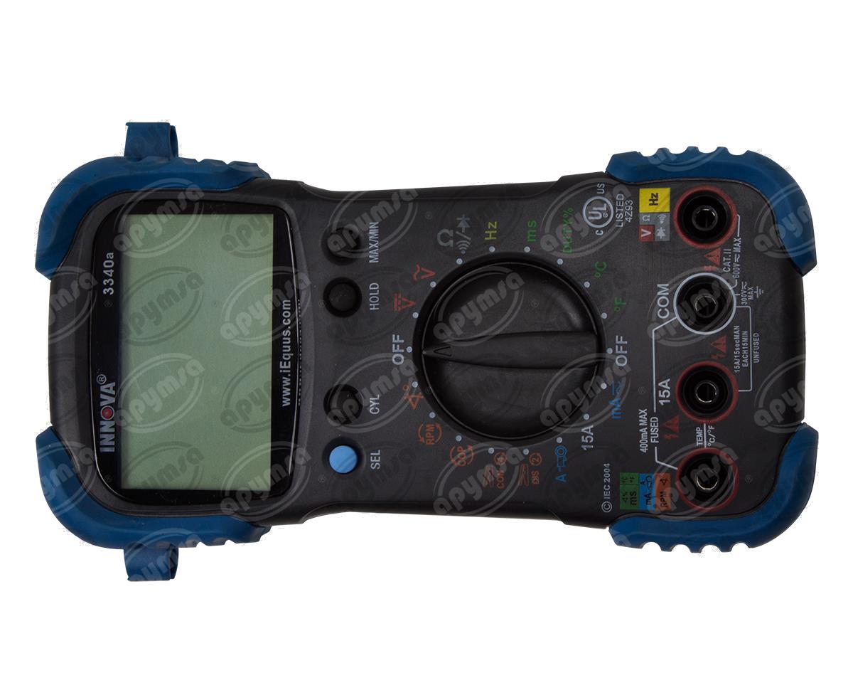 MULTIMETRO DIGITAL AUTOMOTRIZ PROFESIONAL MANOS LIBRES INNOVA 3340