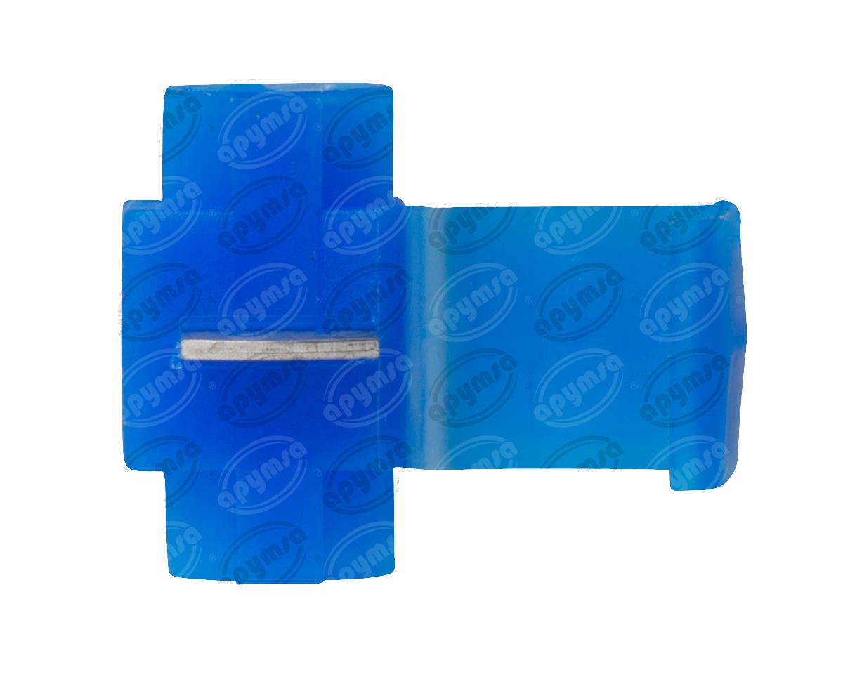 TERMINAL INSTALACION UNION # 18, # 16, # 14 AZUL TIPO GRAPA IMPORTADO TIU 6