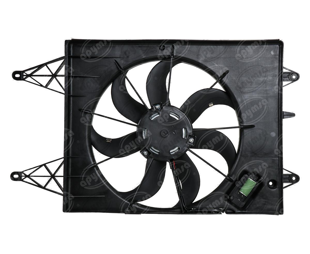MOTOVENTILADOR RADIADOR Y AIRE ACONDICIONADO VW GOL SAVEIRO QBH CARFAN ...