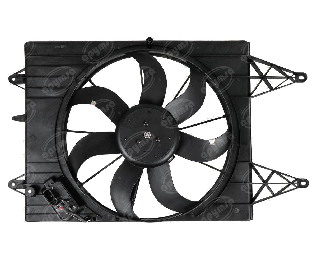 MOTOVENTILADOR RADIADOR Y AIRE ACONDICIONADO VW GOL SAVEIRO QBH CARFAN ...