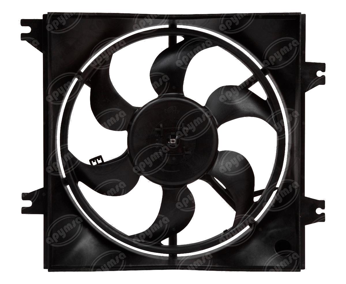 MOTOVENTILADOR RADIADOR COMPLETO 12V HYUNDAI VERNA 00 06 QBH CARFAN ...