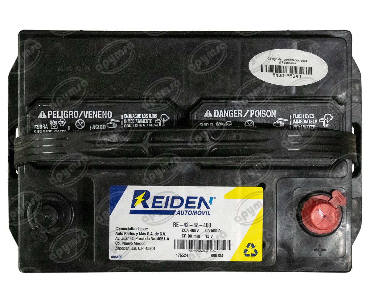 BATERIA AUTOMOTRIZ ( ) / (+) 12V 9 PLACAS BCI 42 400A VW AUTOS CHICOS ...