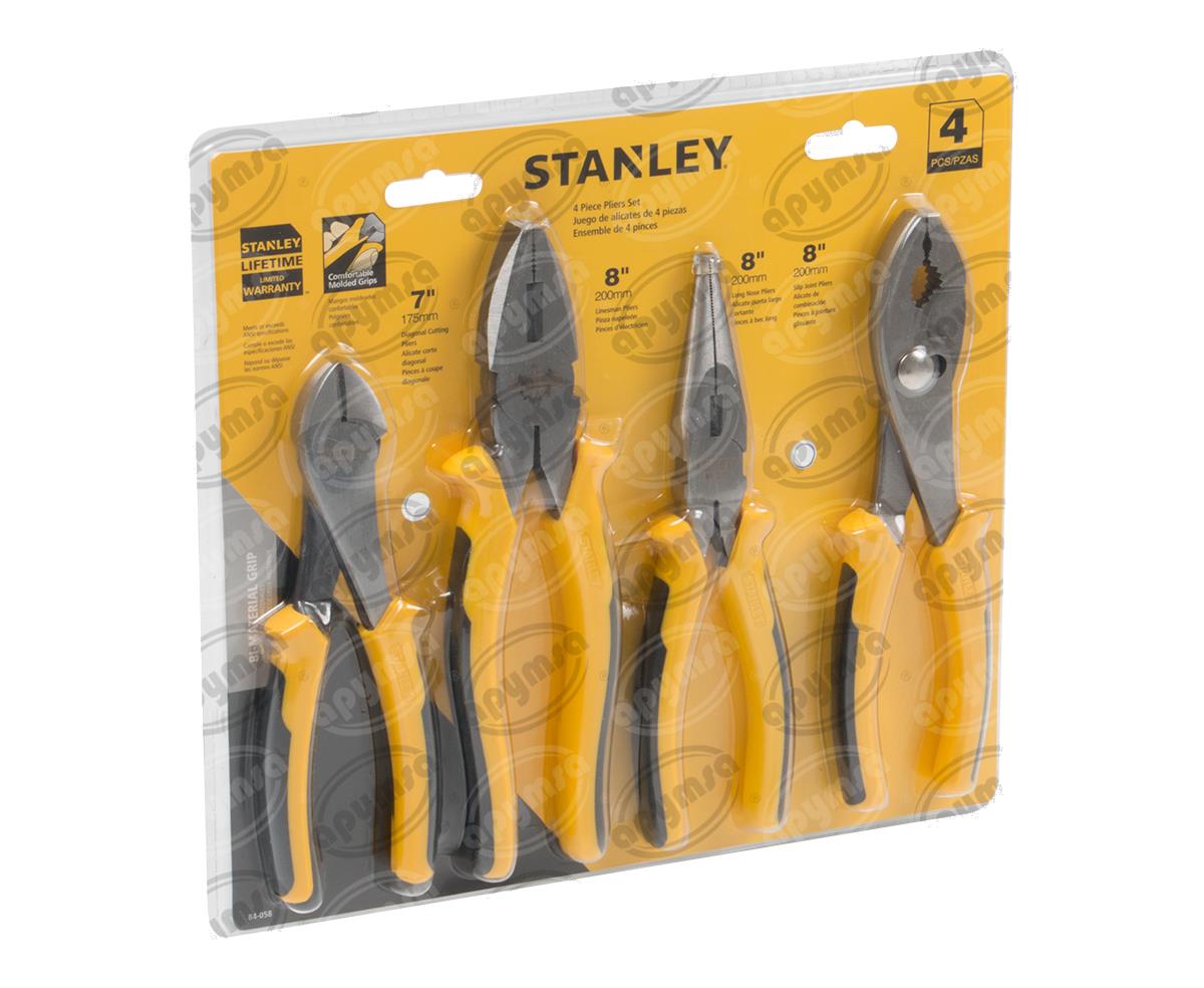 JUEGO PINZAS VARIOS TIPOS STANLEY (PROMOCION VALUE STARTER)
