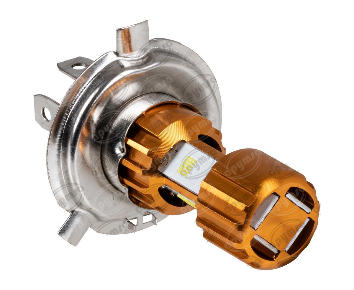 FOCO LED MOTOCICLETA H4 H/L, GLOW, 6500K, AC/DC 8V 80V VENDELL H4 M4 AC CSP