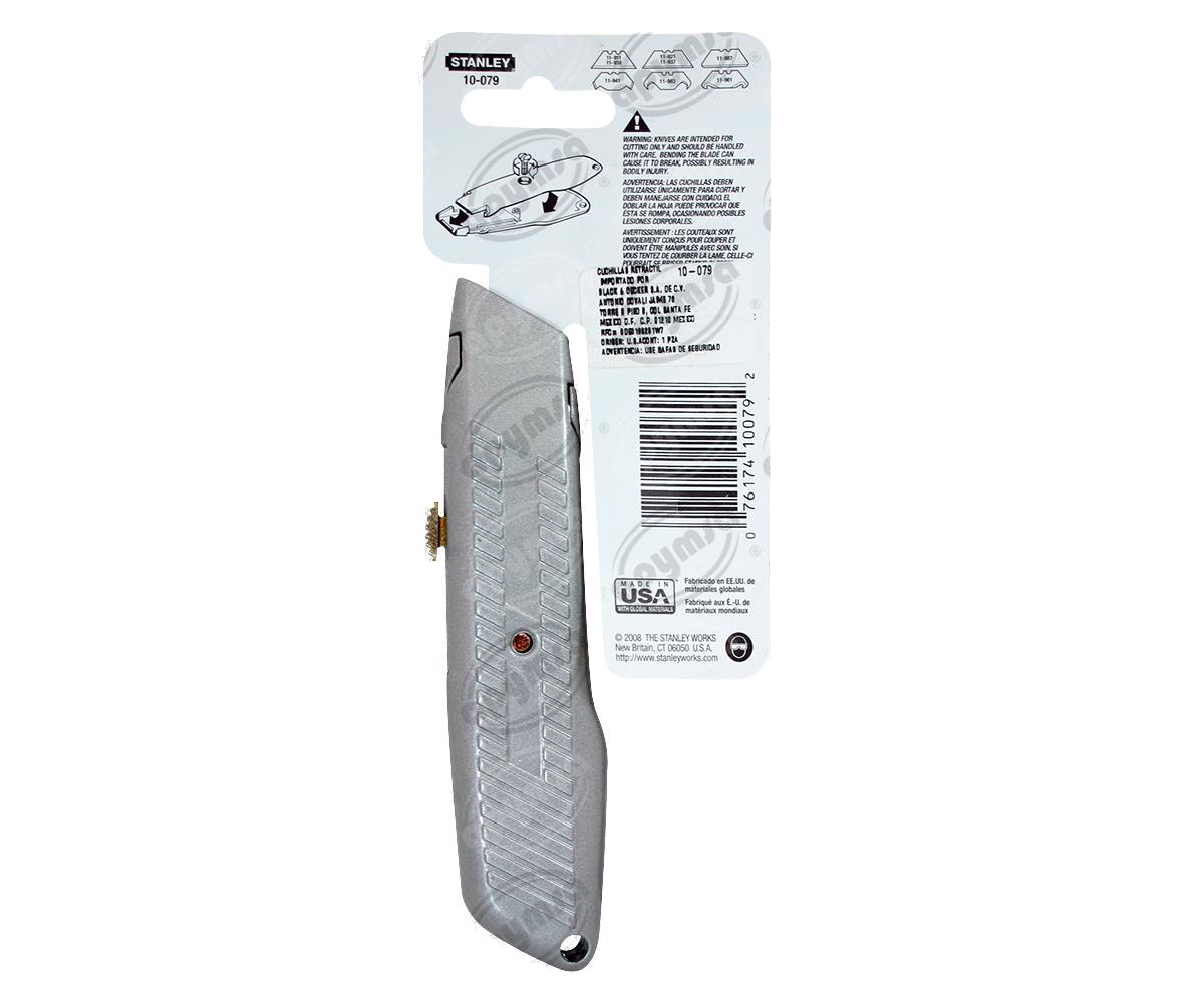 NAVAJA RETRACTIL TIPO CUTTER PROFESIONAL METALICA STANLEY 10 079